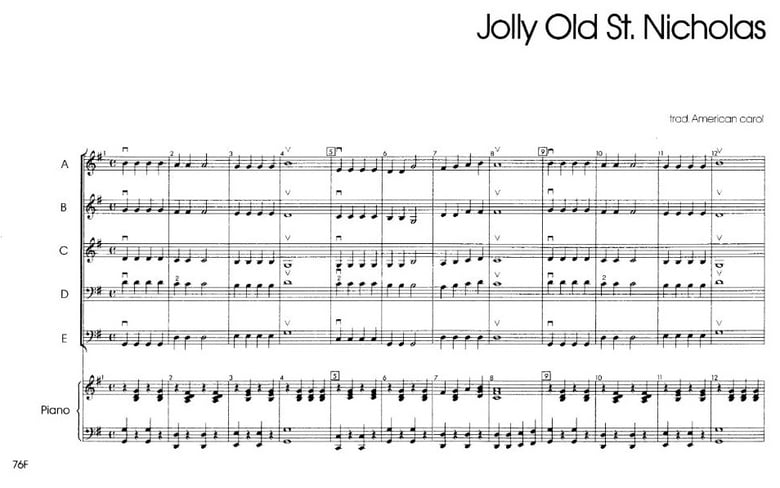 Christmas Sheet Music for Strings - Part One: Easy Flexible Ensembles
